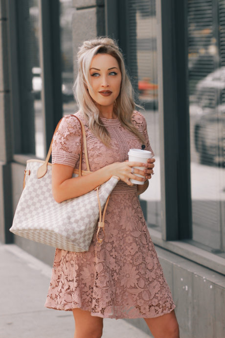 The Prettiest Pink Spring Dress - BLONDIE IN THE CITY