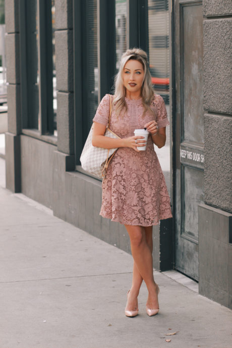 The Prettiest Pink Spring Dress - BLONDIE IN THE CITY