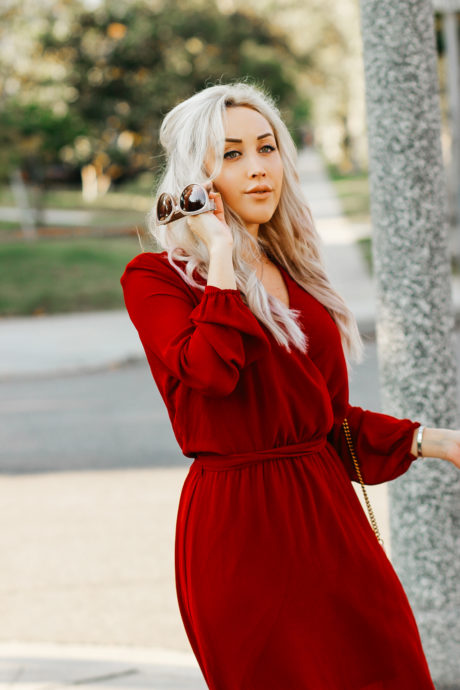 Sheer Red - BLONDIE IN THE CITY