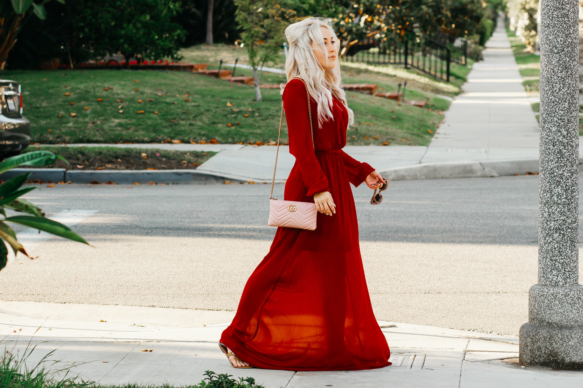 Sheer Red - BLONDIE IN THE CITY